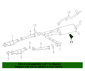 20621-1PD0A - Muffler & Pipe Mount Cushion - 2012-2019 Nissan | World ...