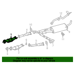 2012-2018 Nissan Catalytic Converter 208A2-9CE0A | OEM Parts Online