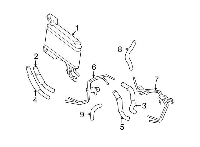 2000-2004 Toyota Avalon Trans Cooler 32910-41020 | OEM Parts Online