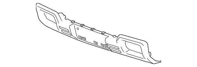 2014-2015 GMC Sierra 1500 Front Bumper Impact Bar Skid Plate 23252429 ...