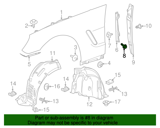 000-990-96-11 - Rear Bracket Bolt 2015-2020 Mercedes-Benz | Mercedes ...
