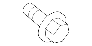 000-990-96-11 - Rear Bracket Bolt 2015-2020 Mercedes-Benz | Mercedes ...