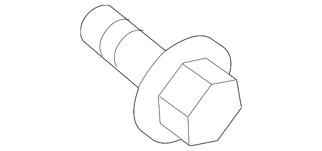 000-990-96-11 - Rear Bracket Bolt 2015-2020 Mercedes-Benz | Mercedes ...