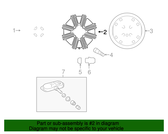 2014 Toyota Yaris Wheel Steel 42611-0D590 | OEM Parts Online