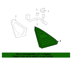 2004-2006 Lexus LS430 Tail Light Assembly 81561-50140 | AutoNationParts.com