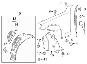 213-889-02-95 - Front Insulator 2017-2020 Mercedes-Benz | Mercedes-Benz ...