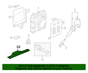 2019-2020 Cadillac CT6 Engine Control Module Bracket 84672413 ...