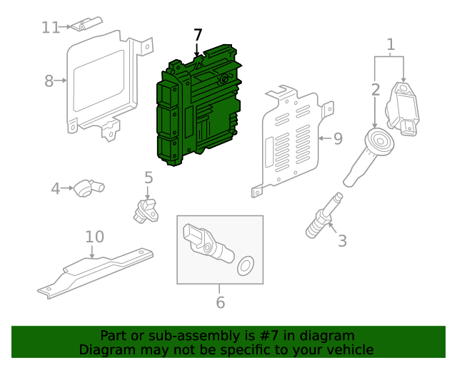 2019-2020 Cadillac CT6 Engine Control Module 12704397 | GMPartsDirect.com