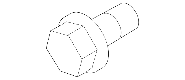 Genuine Toyota Lower Tie Bar Bolt part# 90105-06279 for 2004-2011 ...