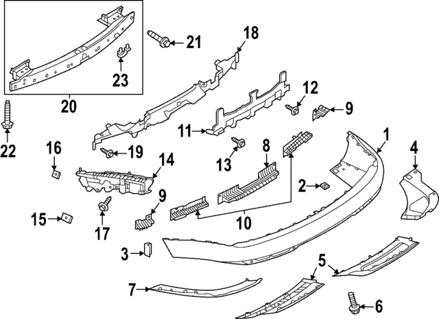 2022-2023 Land Rover Range Rover Center Bracket LR151058 | OEM Parts Online