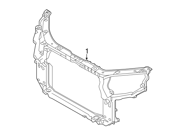 64101-1U500 - Radiator Support 2014-2015 Kia Sorento | Kia.Parts Store