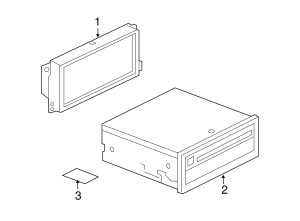 2008-2011 Audi DVD Unit 8R1-035-746-A | Genuine Audi Parts