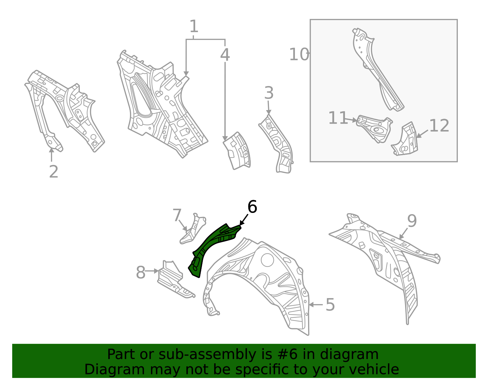 DGH9-70-1C2 - Reinforcement 2020-2024 Mazda CX-30 | Florida Mazda Parts