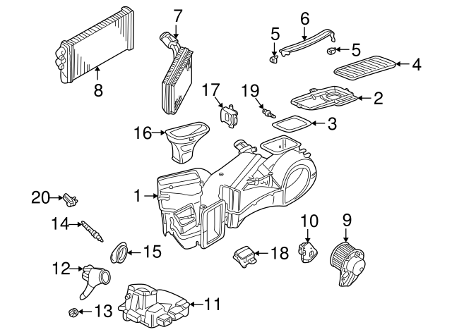 1H0-907-543-A - Temp Sensor 1996-2006 Audi | Audi OEM Parts