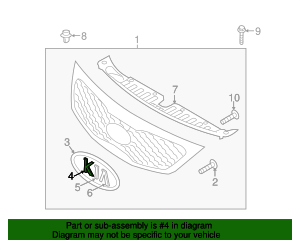 2011-2013 Kia Sorento Letter 86354 2P000 | OEM Parts Online