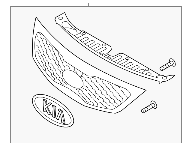 86350-2P000 - Grille Assembly 2011-2013 Kia Sorento | Kia Cheap Parts