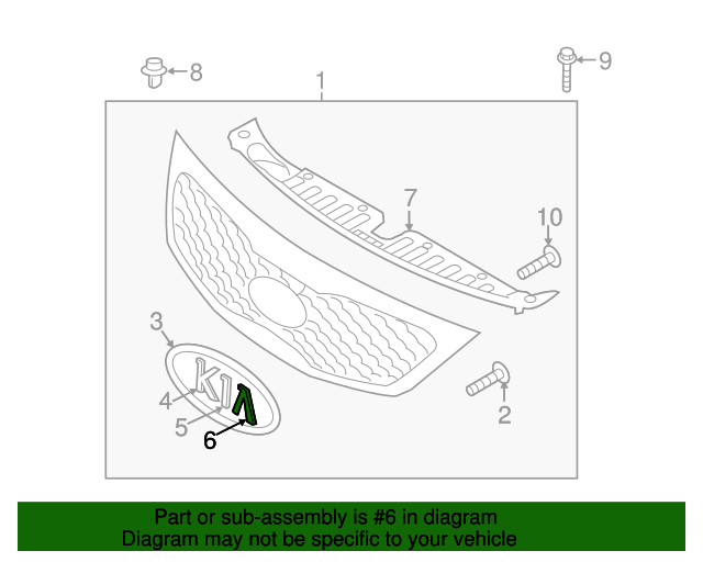 86356-2P000 - Letter 2011-2013 Kia Sorento | Kia.Parts Store