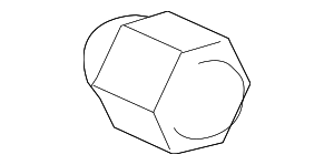 40224-1PA0A - Wheel Nut 2012-2024 Nissan | Nissan Parts & Accessories ...