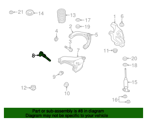 2006-2014 Mopar Bolt 6509763AA | TascaParts.com