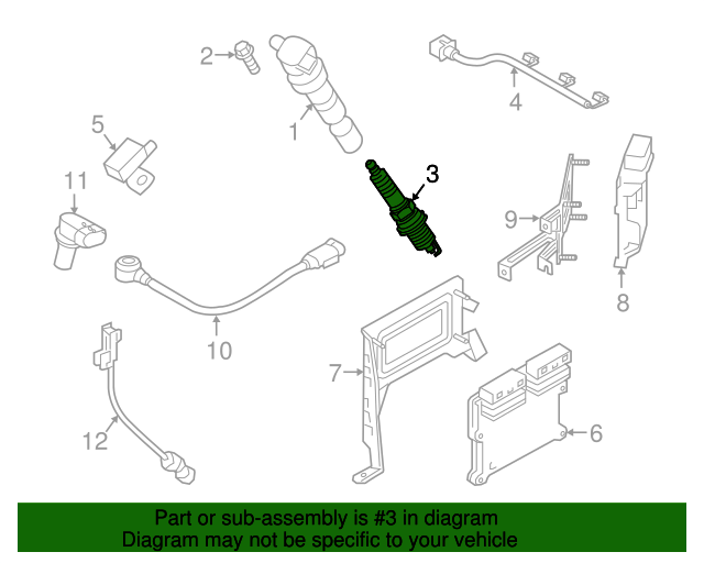 18846-11070 - Spark Plug 2011-2019 Kia | Kia.Parts Store