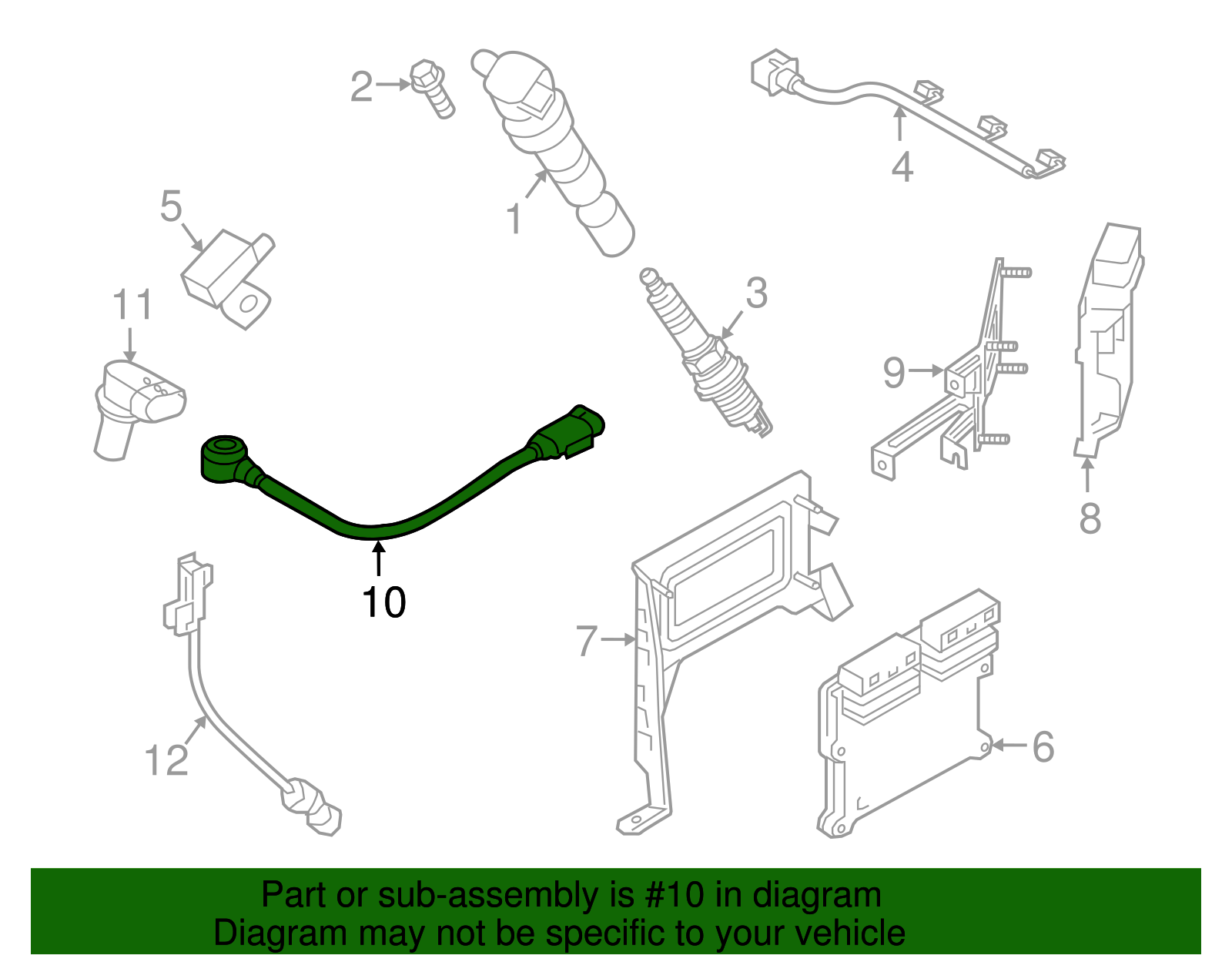 39320-3C300 - Knock Sensor 2011-2018 Kia | Kia.Parts Store