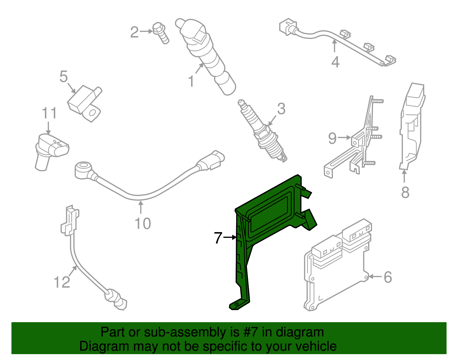 39150-3LYP0 - ECM Mount Bracket 2019-2021 Kia Sedona | Kia.Parts Store