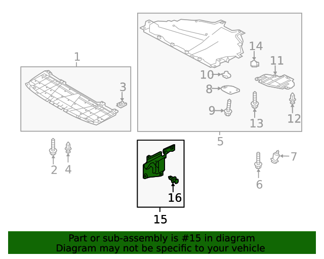 2016-2024 Mazda Inner Shield TK48-56-341B | Florida Mazda Parts