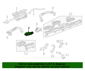 2021-2024 Cadillac Driver Side Instrument Panel Center Air Outlet Duct ...