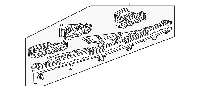 2021-2022 Cadillac Black Passenger Side Instrument Panel Center and ...