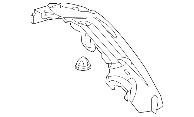 2020-2025 Toyota GR Supra Rear Shield 12611-WAA01 | Sparks Parts