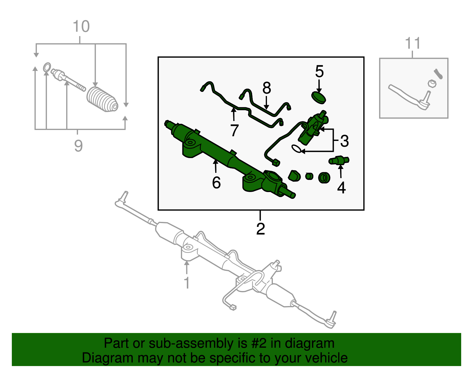 2011-2015 Infiniti Short Rack 49200-JK60C | Infiniti of Clarendon Hills