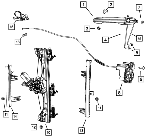 Front Door for 2012 Fiat 500 | Mopar Parts