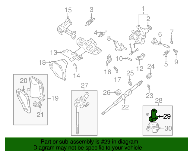 45209-34040 - Yoke Sub Assembly Steer - 1998-2004 Toyota | OEM Genuine ...