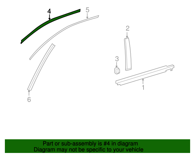 75921-35030 - Black Out Tape - 2010-2020 Toyota 4Runner | Lithia Toyota ...