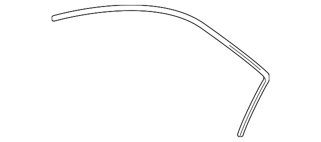 2003-2008 Hyundai Tiburon Weather-Strip On Body 82160-2C000 | OEM Parts ...