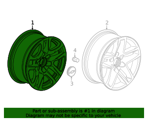 23376217 GM Wheel, Alloy | GM Parts Store