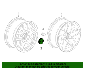 2019-2020 Chevrolet Center Cap 84267795 | GMPartsDirect.com