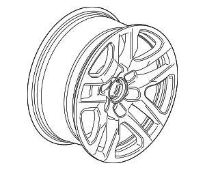 2019-2022 Chevrolet Wheel, Alloy 23376217 | GM Parts Center