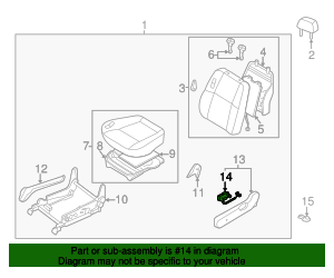 1996 Nissan Pathfinder Switch 87066-0W000 | Temecula Nissan Parts