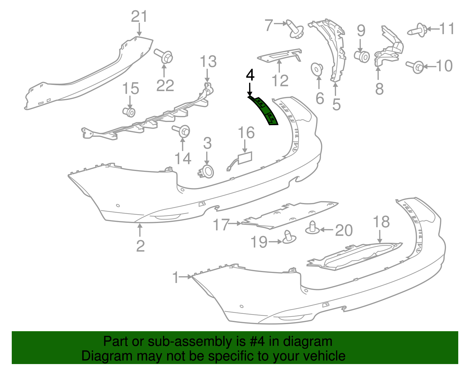 2017-2023 Jaguar F-Pace Molding T4A7402 | OEM Parts Online