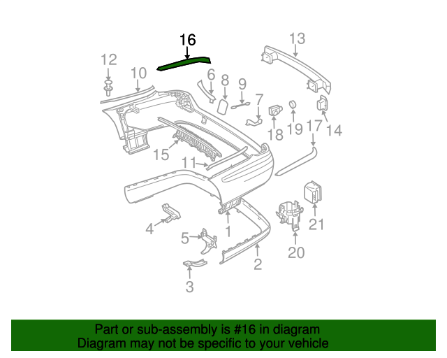 2007-2009 Mercedes-Benz Chrome Strip 211-885-28-21 | MB OEM Parts