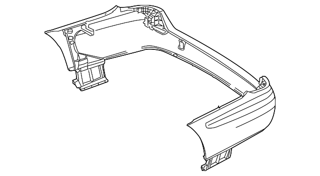 211-885-14-25 - Bumper Cover 2004-2009 Mercedes-Benz | Mercedes-Benz ...