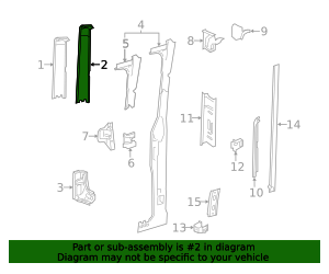 9106370300 - Upper Panel 2019-2024 Mercedes-Benz | Mercedes-Benz USA Parts