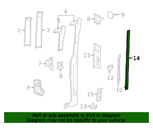 906-630-09-10 - Upper Pillar 2010-2023 Mercedes-Benz | Mercedes-Benz ...
