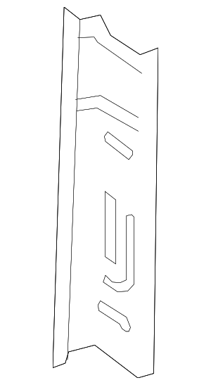 906-636-02-16 - Inner Pillar Lower Reinforced 2010-2024 Mercedes-Benz ...