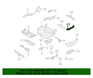 52107170705 - 2008-2014 BMW X6 Front Trim (52-10-7-170-705) | BMW of ...