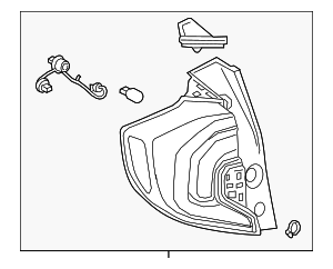 2018-2021 GMC Terrain Tail Lamp Assembly - Driver's Side (LH) 84379497 ...