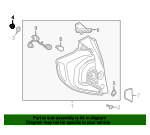 2017-2020 GM Tail Lamp Assembly Retainer 23275794 | TascaParts.com