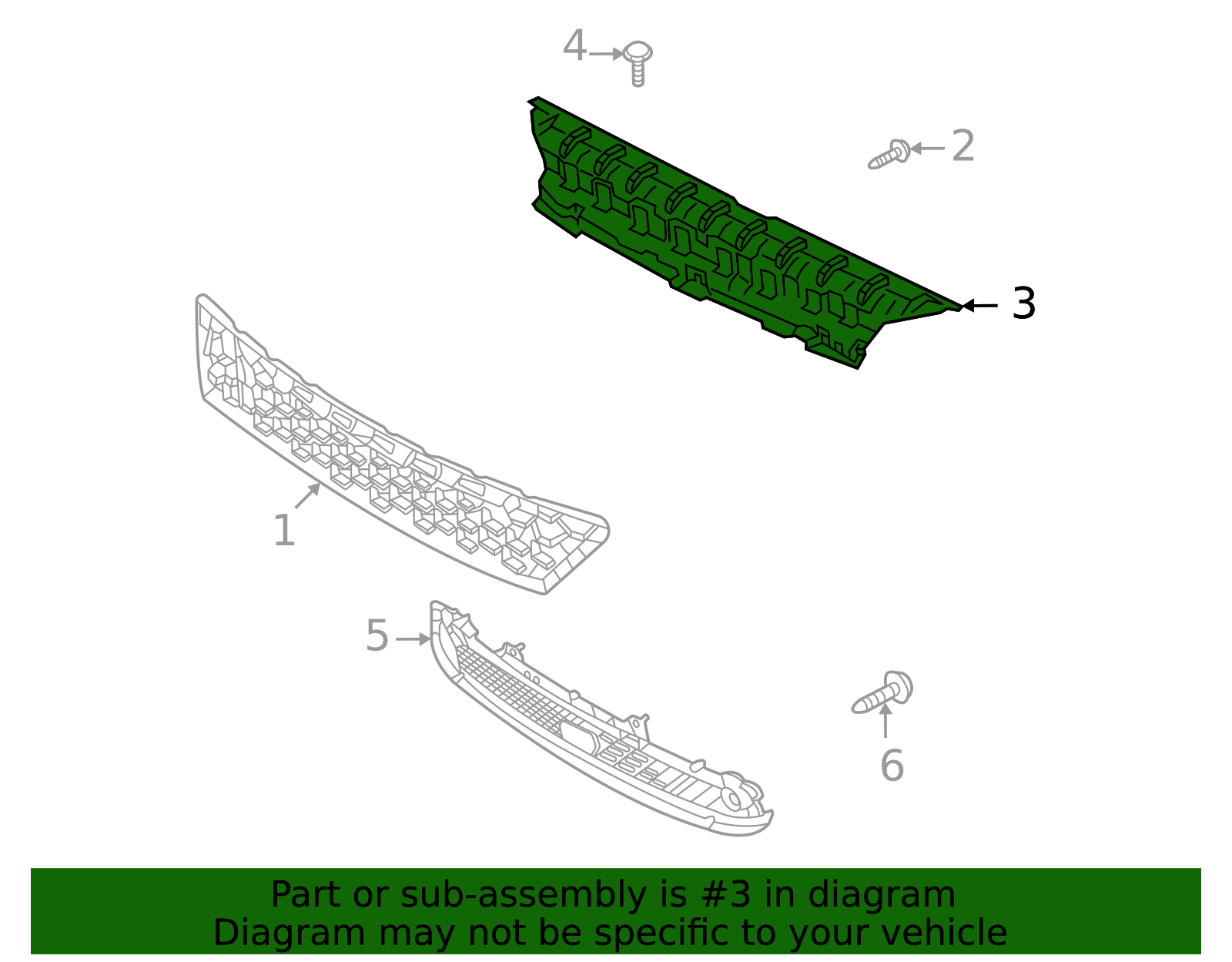 Hyundai - 86360-J9CA0 - Grille Bracket - 2022-2023 Hyundai Kona | OEM ...