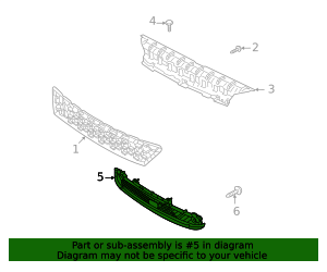Genuine Lower Grille for 2022-2023 Hyundai Kona | Part# 86560-J9CA0 ...
